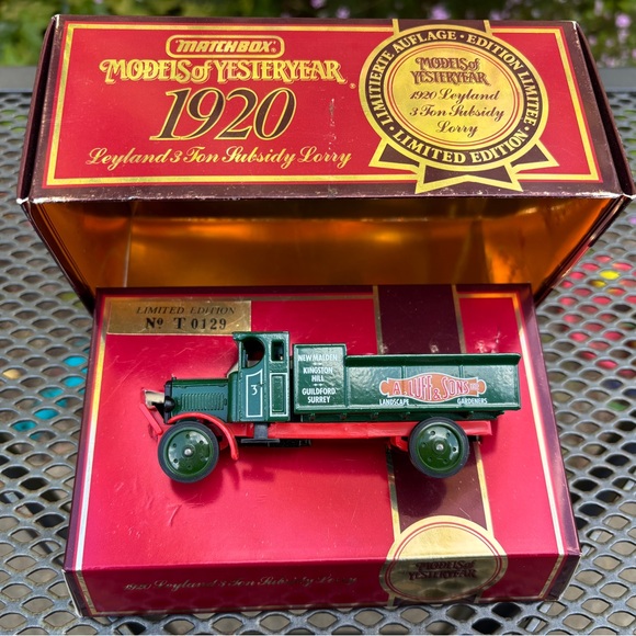 Toys | Matchbox Models Of Yesteryear 192 Leyland 3ton Subsidy Lorry Y9 ...